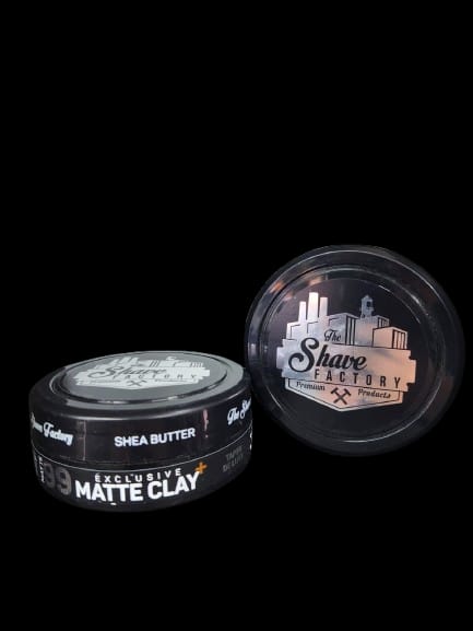 The Shave Factory Exclusive Matte Clay Shea Butter - Barbería Premier